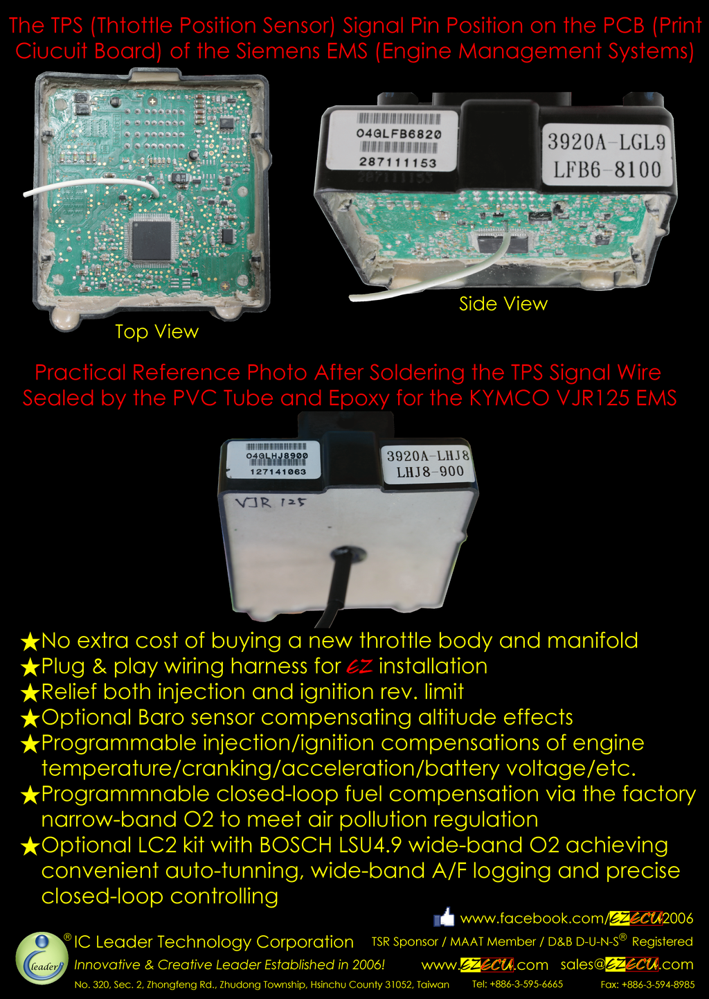 EZECU(R) Standalone & Piggyback ECUs and EMS (Engine Management Systems)